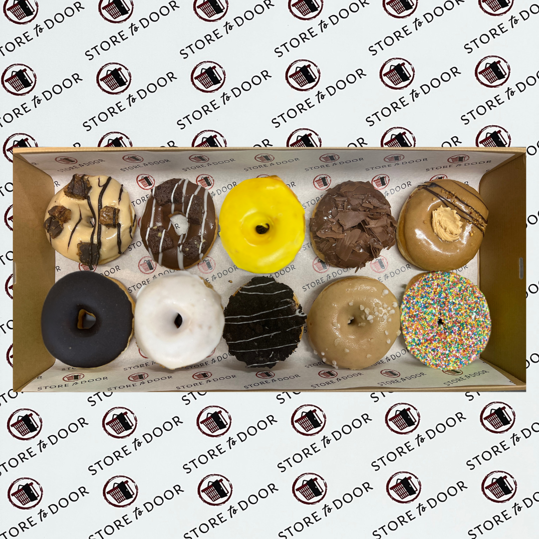 The Ultimate Donut Box – 10 Freshly Baked Donuts Delivered