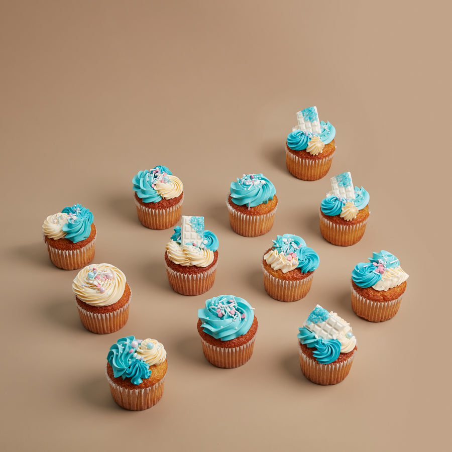 Buy Dulcet Blue buttercream cupcakes online | Store to Door