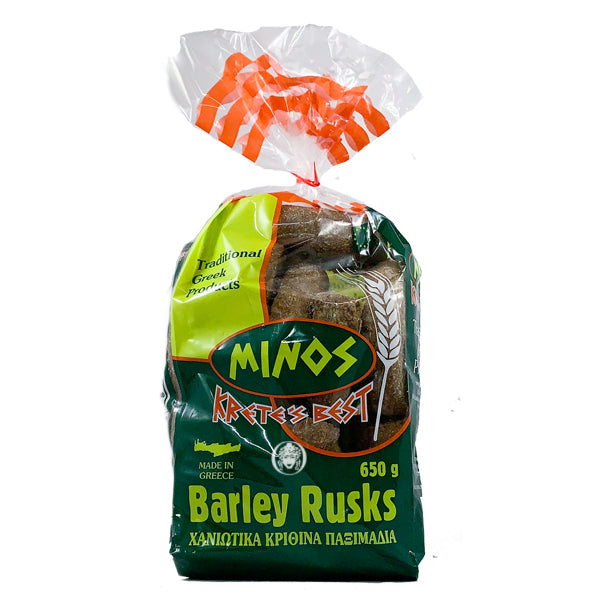 BUY MINOS BARLEY RUSKS 650g ONLINE DELIVERY | Store to Door