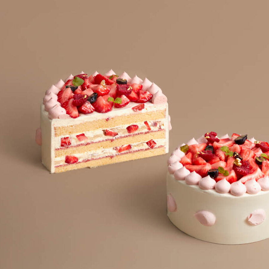 Buy Dulcet Fresh Cream Strawberry Chiffon Cake | Store to Door