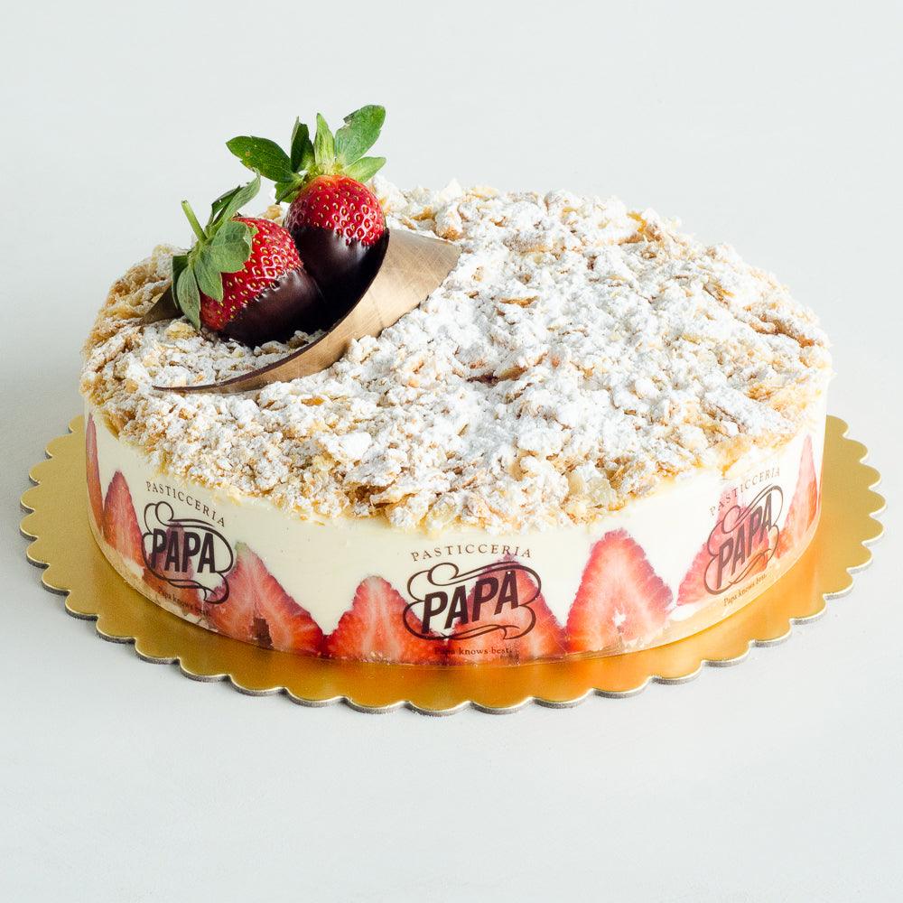 Buy Papa's Sfogliata di Fragola cake online | Store to Door